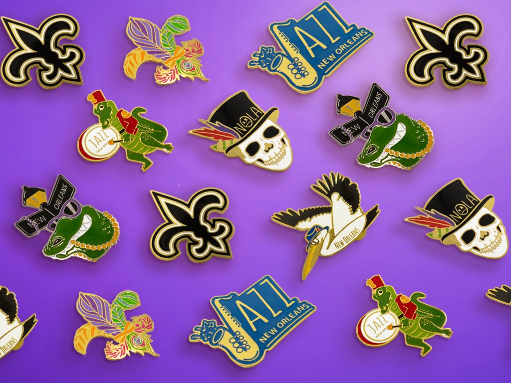 New Orleans Soft Enamel Pin Collection – Latin's Hand